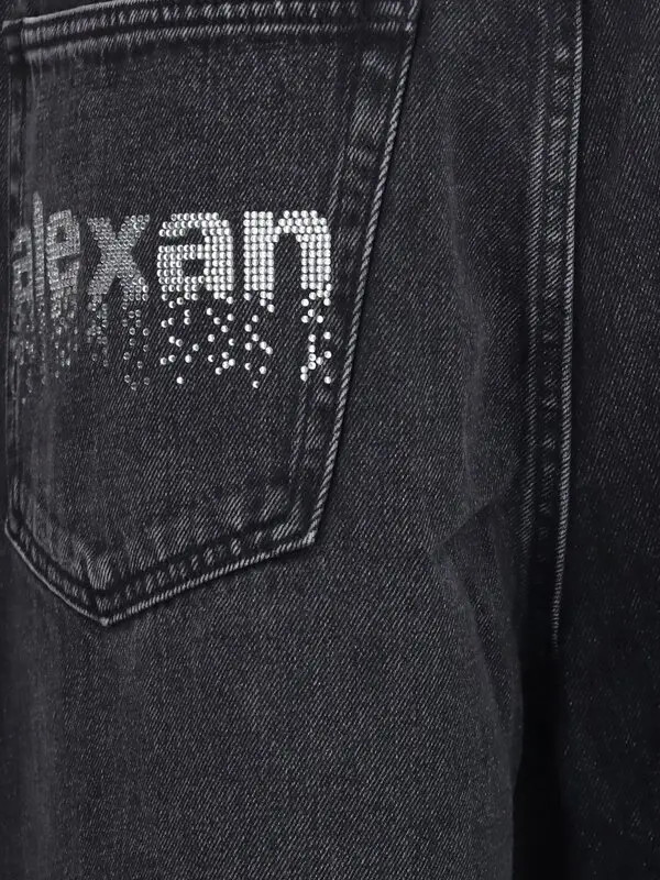 Alexander Wang Embellished Jeans - Grey