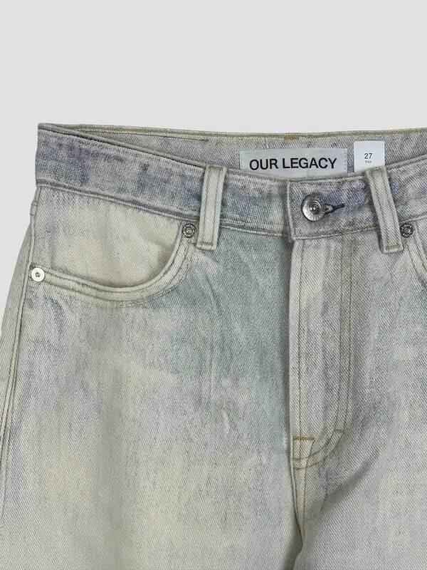 Our Legacy Distressed Wide-leg Jeans