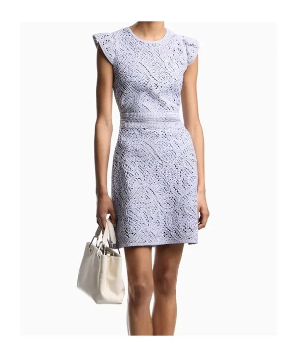 Emporio Armani Round Neck Short Sleeve Dress