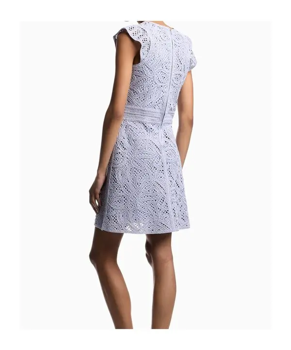 Emporio Armani Round Neck Short Sleeve Dress