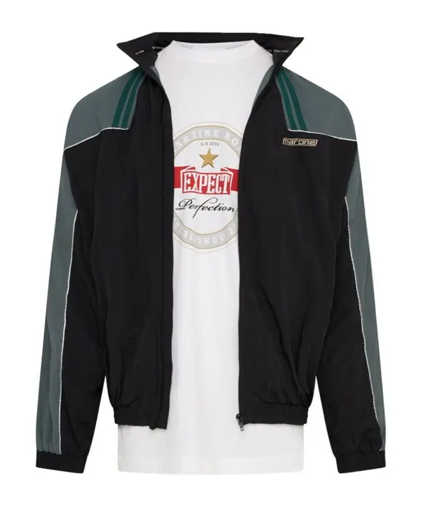 Martine Rose Embroidered Zip-up Jacket - Blk