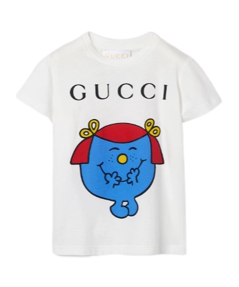 Gucci Baby Cotton T-shirt With Character Print - White