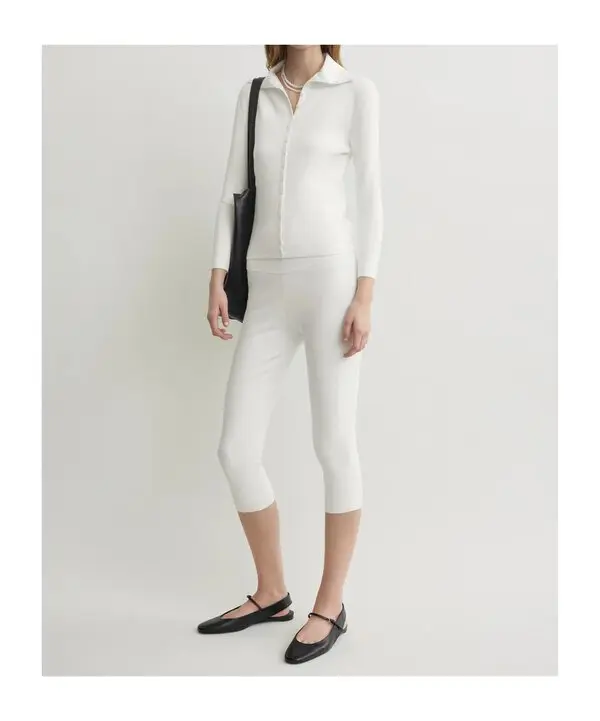 TOTEME Capri Knit Cropped Leggings
