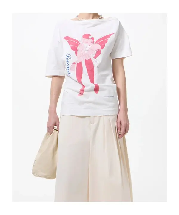 Our Legacy Slant T-shirt In Cotton Jersey - No