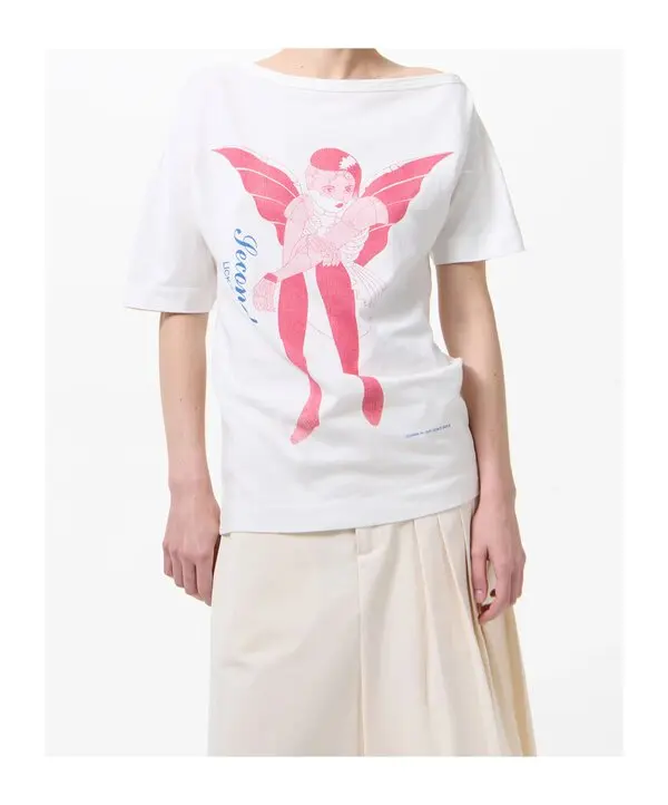 Our Legacy Slant T-shirt In Cotton Jersey - No