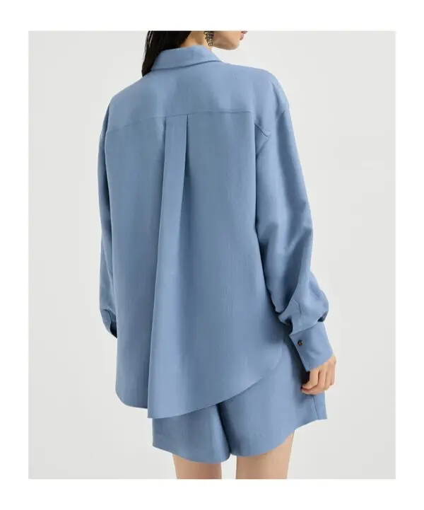 Brunello Cucinelli Utility Pocket Shirt - Sky-blue