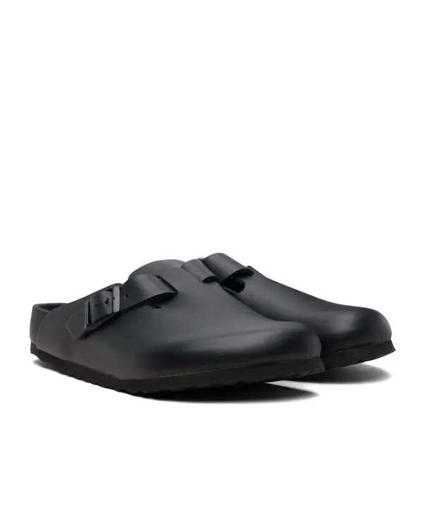 BIRKENSTOCK Boston Slip-on Loafers - Black