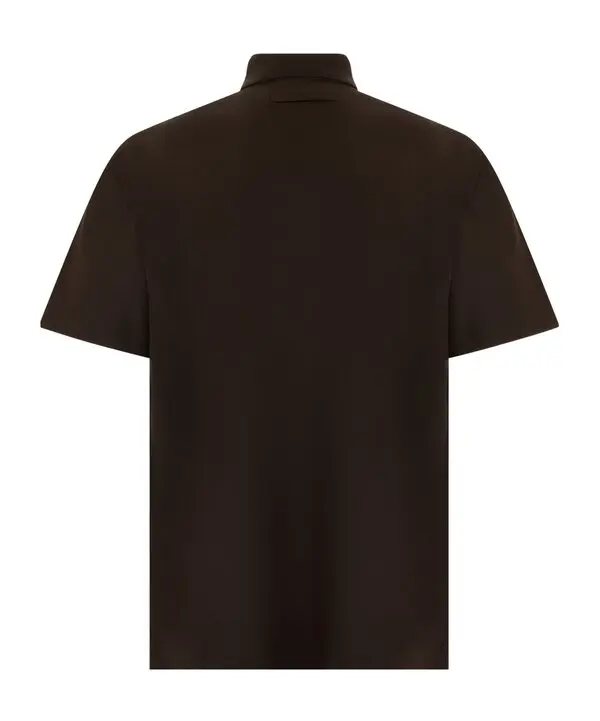 Zegna Short-sleeve Polo Shirt - Black