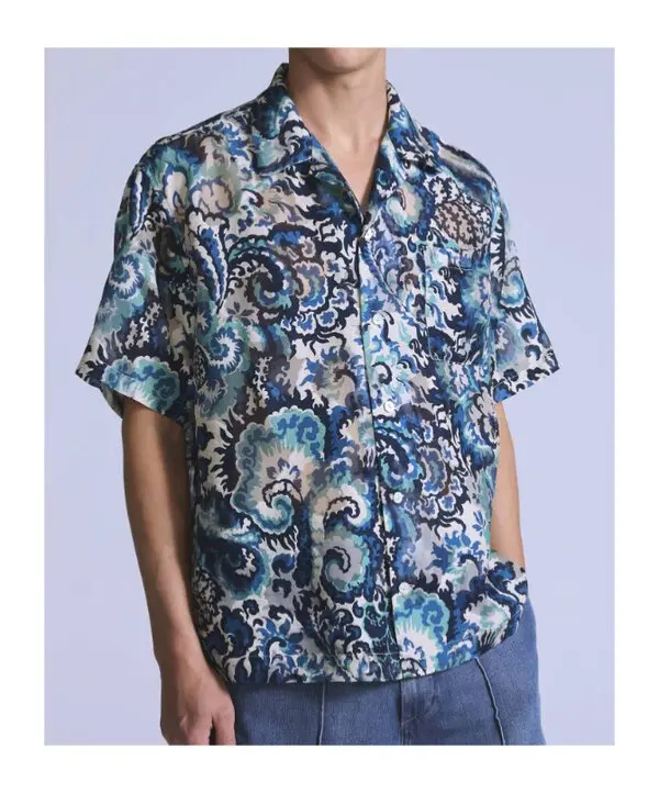 LEVI'S Tab Printed Camp Shirt