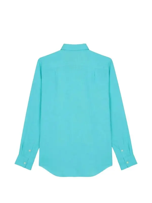 Vilebrequin Long Sleeve Linen Shirt - Blue