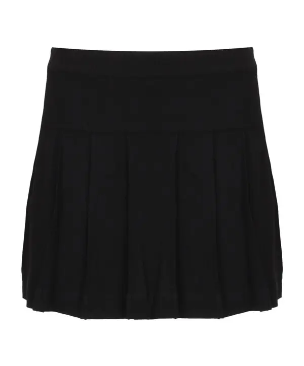 Palm Angels Monogram-embroidered Low-rise Mini Skirt