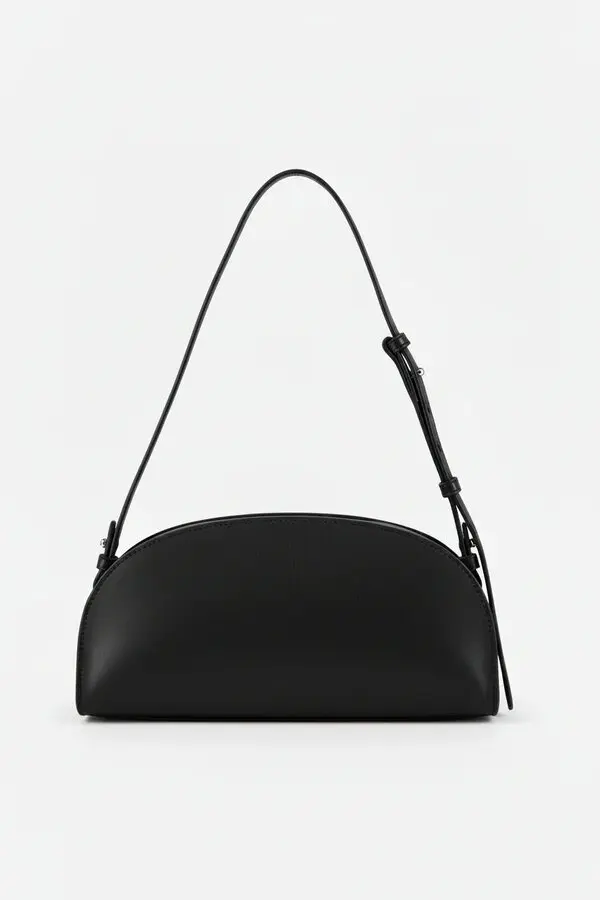 A.p.c. Demi Lune Shoulder Bag - Black