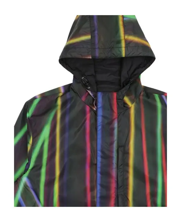 Prada Logo Detail Casual Jacket - Black