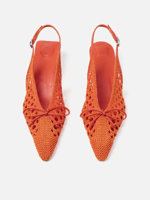 Jacquemus Low Cubisto Slingbacks