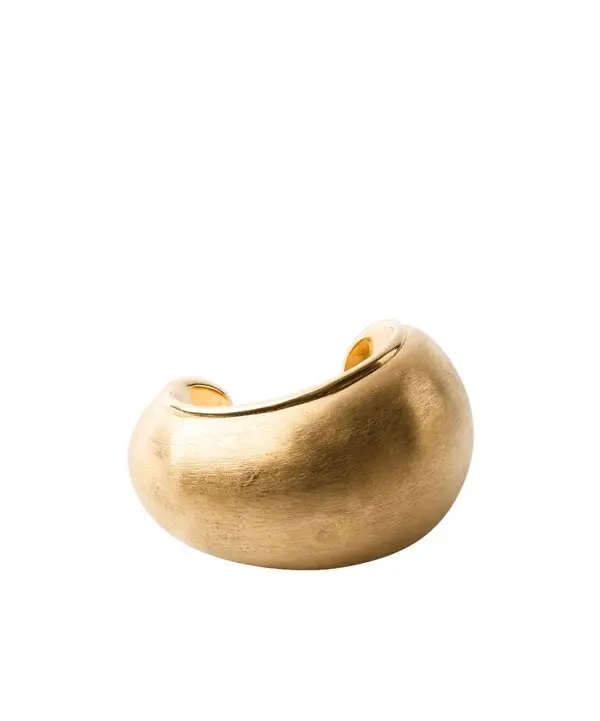 Jacquemus Gold-tone Open Cuff Bracelet - Golden
