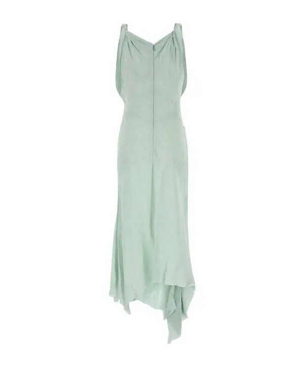 Victoria Beckham Posy Draped Midi Dress - Green