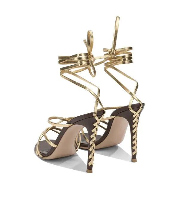 GIANVITO ROSSI Strappy High-heeled Sandals - Nude