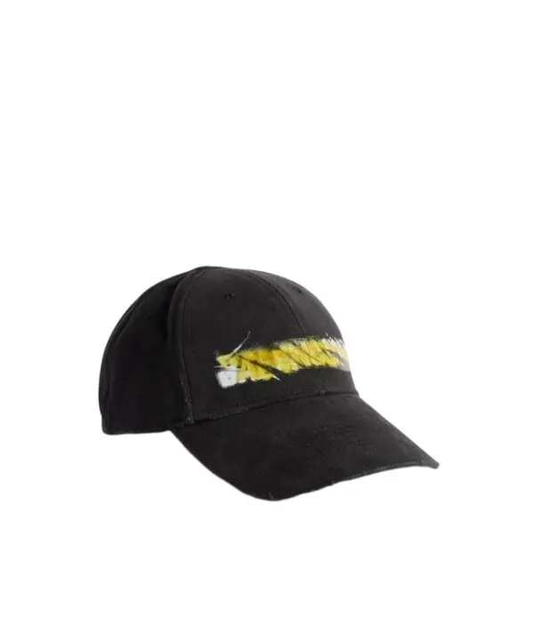 Balenciaga Baseball Cap With Spray Artwork
