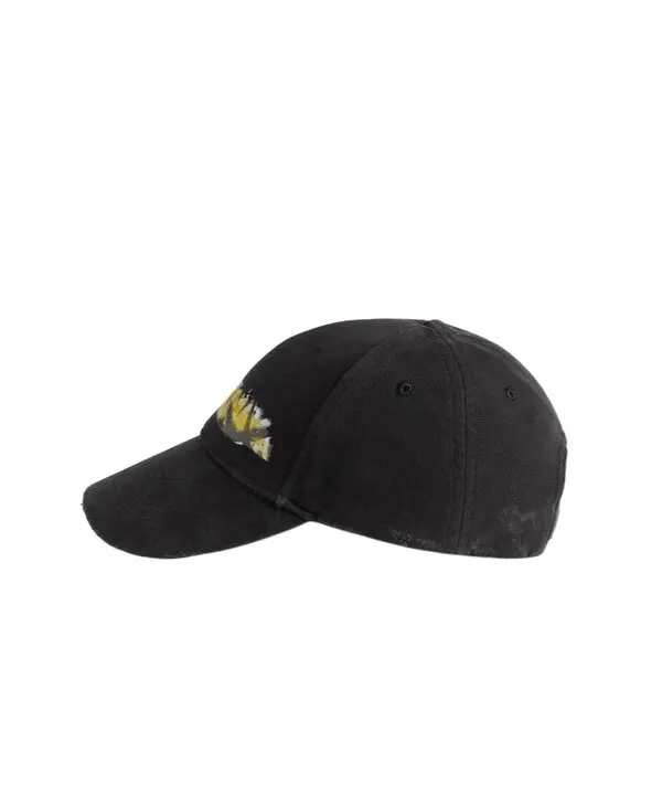 Balenciaga Baseball Cap With Spray Artwork