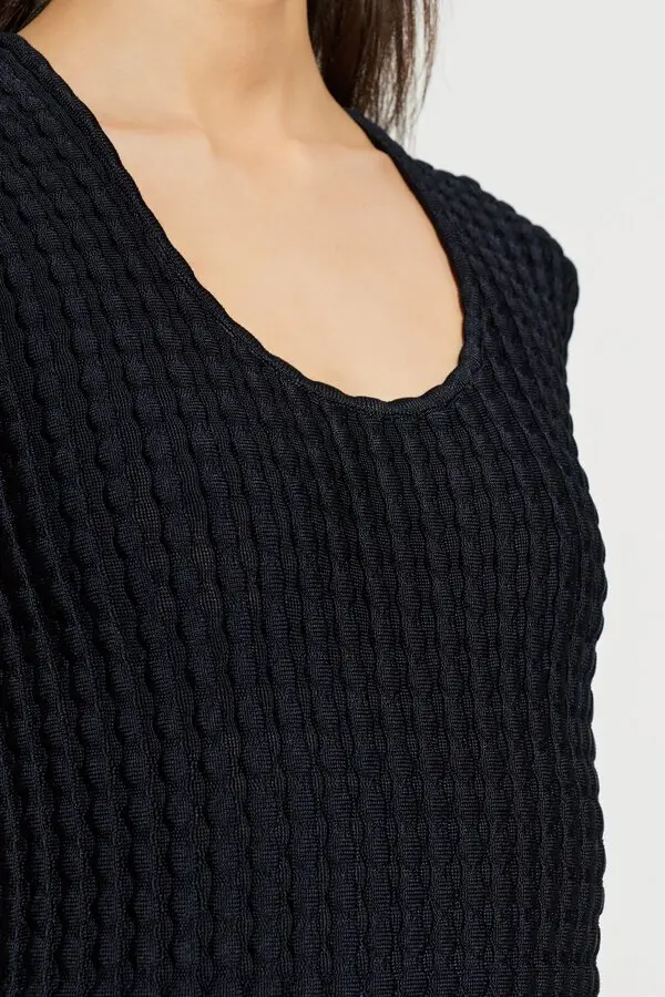 Alaïa Textured Midi Dress