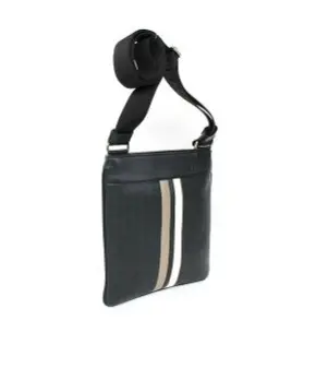 FERRAGAMO Stripe Print Shoulder Bag