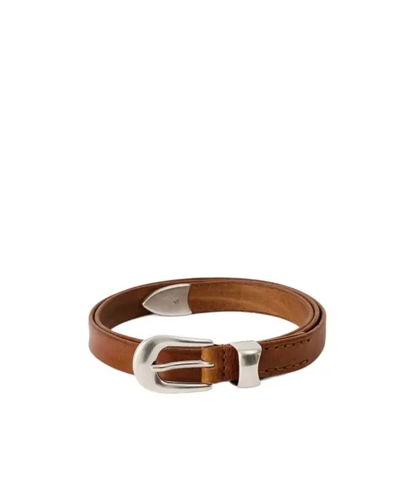Our Legacy Slim Buckle Belt - Brown