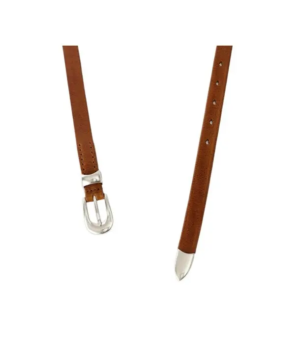 Our Legacy Slim Buckle Belt - Brown