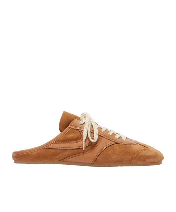 Dries Van Noten Suede Sneaker Mules