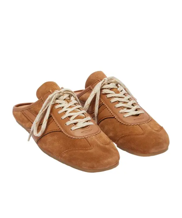 Dries Van Noten Suede Sneaker Mules