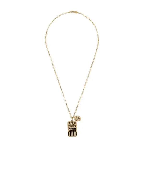 VIVIENNE WESTWOOD Lancelot Pendant Necklace - Antique Gold