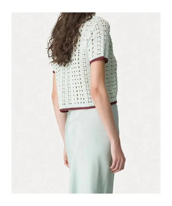 FORTE_FORTE Crochet Buttoned Shirt