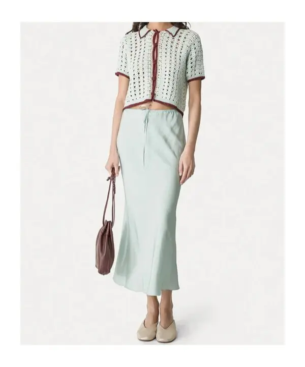FORTE_FORTE Crochet Buttoned Shirt