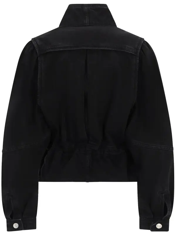 Isabel Marant Étoile Asymmetrical Closure Long-sleeved Jacket - Black