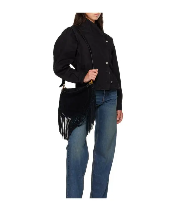 Isabel Marant Étoile Asymmetrical Closure Long-sleeved Jacket - Black