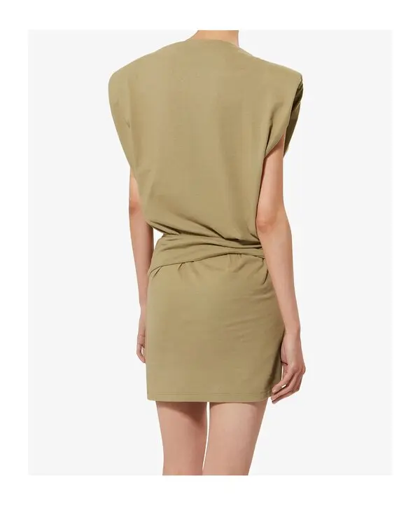 Isabel Marant Étoile Marielle Draped Mini Dress - Light Bronze