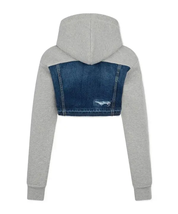 Dsquared2 Long-sleeve Cropped Hoodie - Multicolour