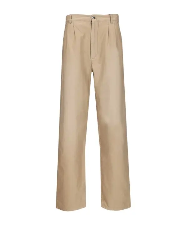 MAISON MARGIELA Straight Leg Trousers - Beige
