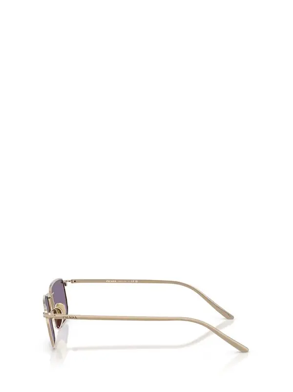 Prada Full Rim Sunglasses With Logo Detail - Gray