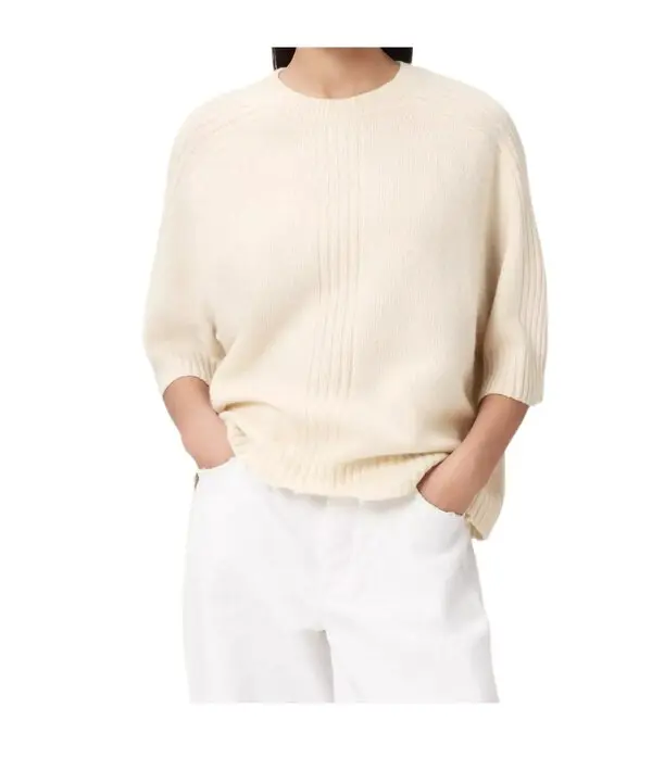 ALLSAINTS Crew Neck Sweater - Chalk White