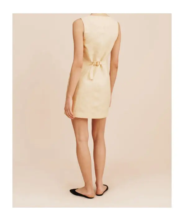 Posse Sleeveless Button Detailed Mini Dress