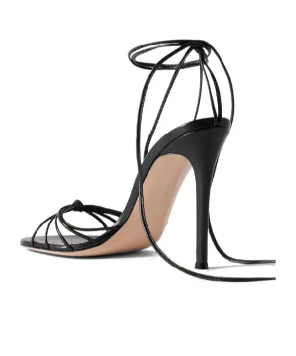 GIANVITO ROSSI Lace-up Leather Sandals