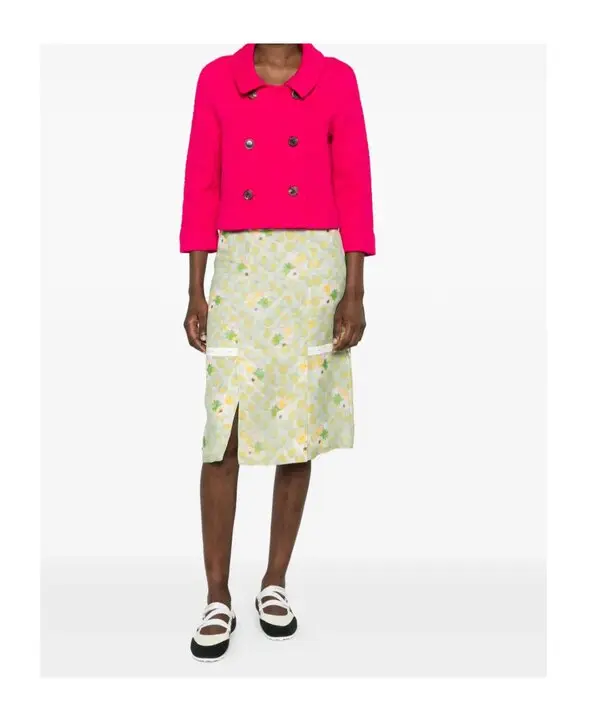 Dries Van Noten Huvia Double-breasted Jacket - Fuchsia