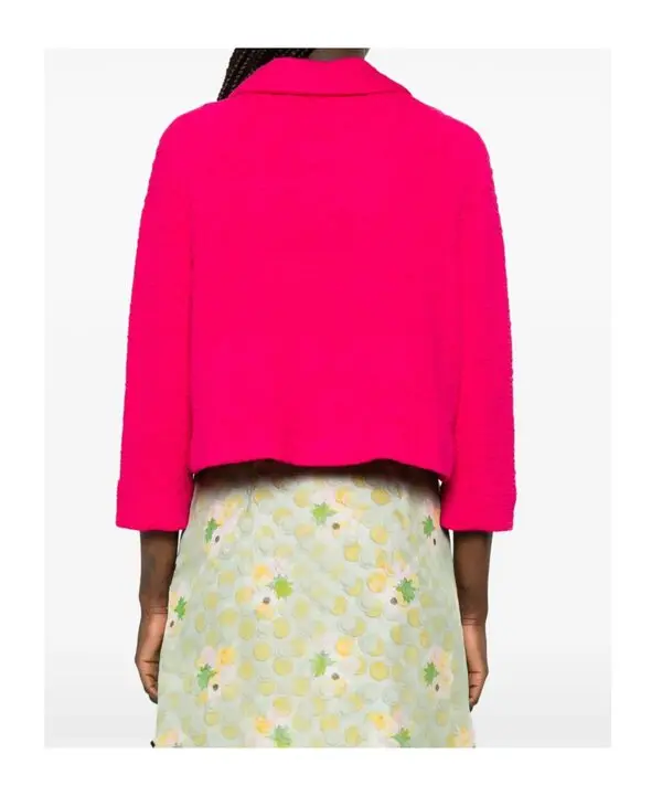 Dries Van Noten Huvia Double-breasted Jacket - Fuchsia