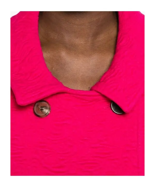 Dries Van Noten Huvia Double-breasted Jacket - Fuchsia