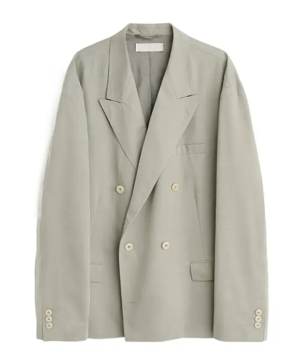 Our Legacy Double-breasted Suit Jacket - Willow Gray