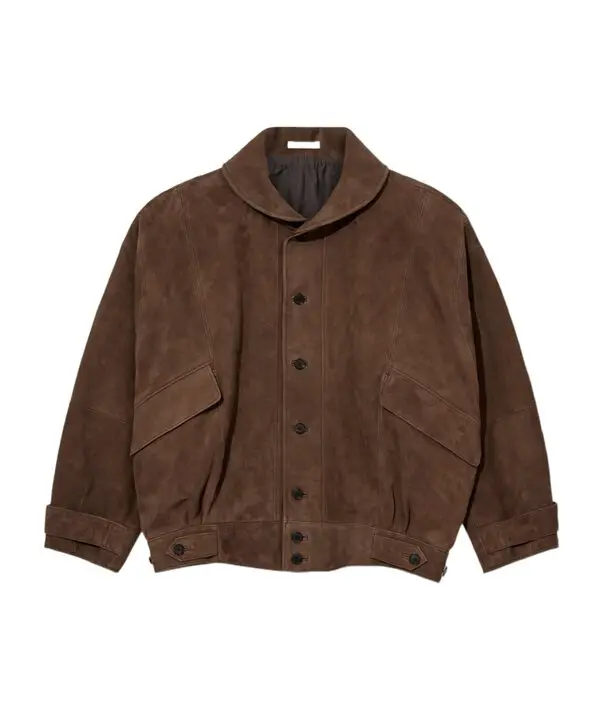 Auralee Button-front Jacket - Brown