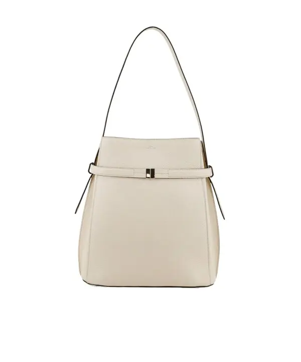 TOTEME Logo Printed Bucket Bag