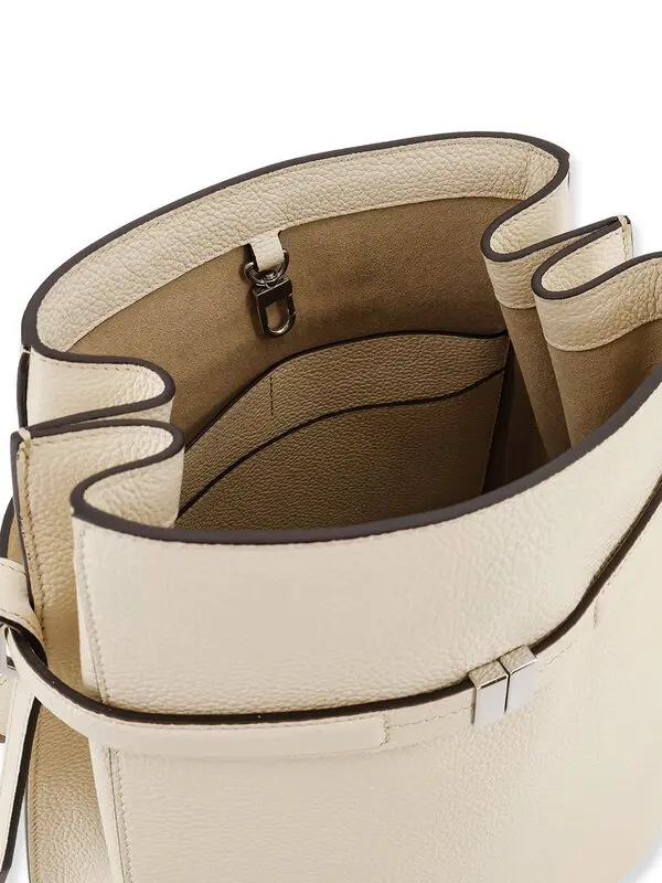 TOTEME Logo Printed Bucket Bag