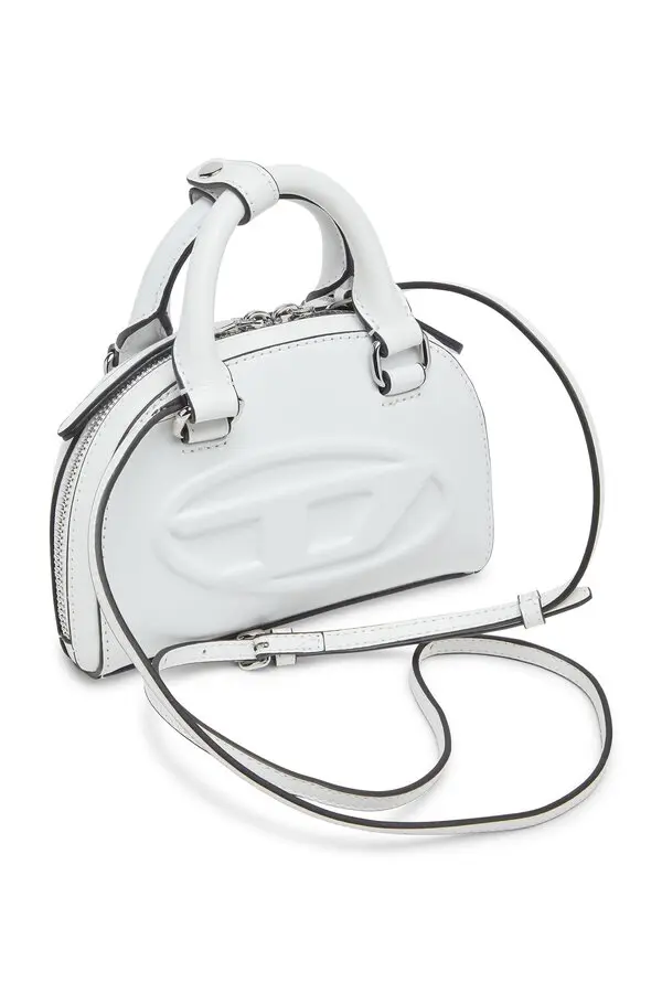 DIESEL® 1dr Dome Mini Crossbody Bag - White