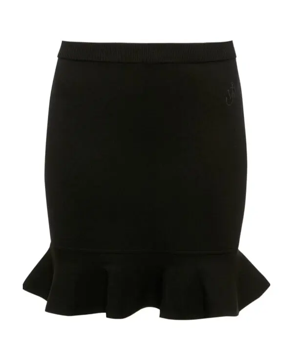 J.W.ANDERSON Jw Anderson High Waist Ruffled Hem Skirt